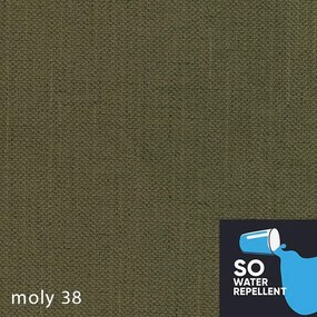 Sedací souprava KORFU | FUNKČNÍ LÁTKA | pravá | rozkládací + úložný prostor | olivová 38 | AKCE