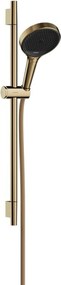 Hansgrohe - Set sprchové hlavice, tyče a hadice, 3 proudy, zlatá 28745990ROZ1