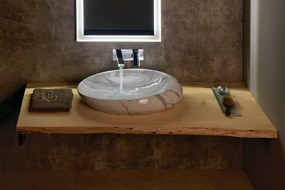 Sapho Sapho, DALMA keramické umyvadlo 68x16,5x44 cm, carrara, MM317