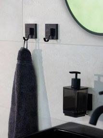 Sada 2 háčků na ručníky QUADRO, montáž bez vrtání