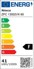 Nimco Černé LED zrcadlo 600x800 se dvěma dotykovými senzory