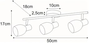 Spotlight / spot K-8001/3 z řady EMBO