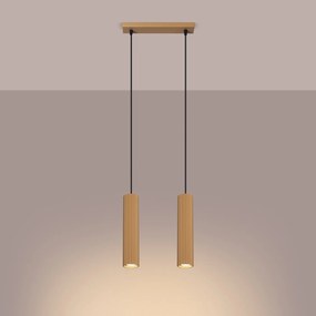 Sollux Lighting Závěsné svítidlo KARBON 2 zlaté
