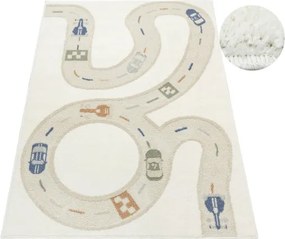 Koberec Esme Kids C6241A krémový / bílý