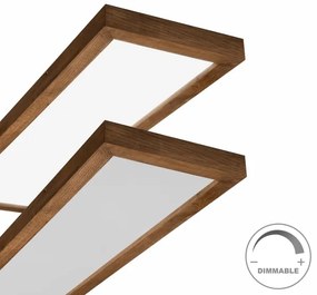 Brilagi-LED Stmívatelné svítidlo WOODY FRAME LED/50W/230V dub 120x30 cm IP44 +DO