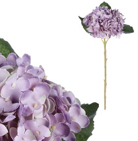 Hortenzie na stonku, fialový květ KN7008 PUR