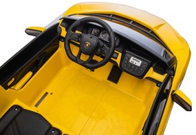 Dětské elektrické auto Lamborghini Revuelto XL STRONG žluté