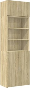 Úzká úložná dub sonoma 70x42,5x225 cm kompozitní dřevo 3281317