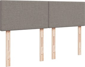 Box spring postel s matrací taupe 140x200 cm textil 3287088
