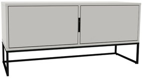 OnaDnes -20% Matně bílý lakovaný TV stolek Tenzo Lipp 118,5 x 43 cm