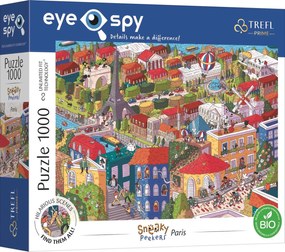 Puzzle trefl puzzle uft eye-spy sneaky peekers: paříž 1000 dílků