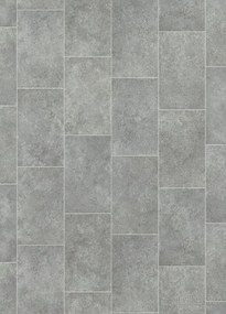 Breno PVC PLAZA Kent 968M - šedá dlažba, šíře 100 cm