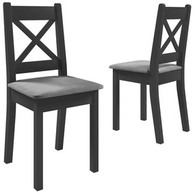 Jídelní židle KOS KX | 39 cm | VÝBĚR TKANIN a NÁTĚRŮ