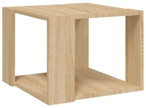 Konferenční stolek dub sonoma 40 x 40 x 30 cm kompozitní dřevo - Default Title