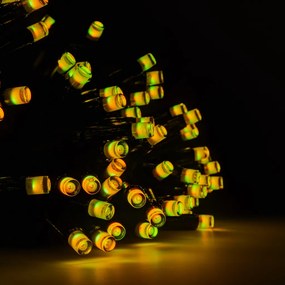 Easy Fix RGB LED světelný řetěz, 20 m, venkovní, 200 diod, černý kabel, IP67