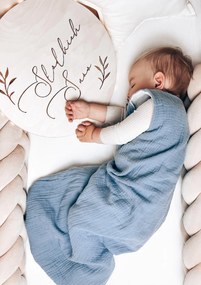 Sleepee Oboustranný mušelínový spací pytel PETROLEJOVÝ Zvolte rozměr: M (4 - 24 měsíců)