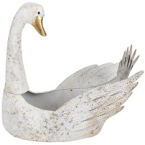 Kovový květináč SWAN Clayre &amp; Eef 6Y5513