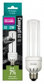 Arcadia D3 Compact Reptile Lamp 23W 7.0 UVB