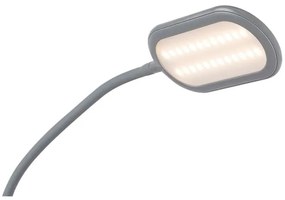 Rabalux 74010 - LED Stmívatelná dotyková stojací lampa ADELMO LED/10W/230V šedá