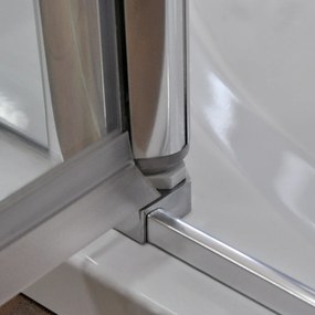 Roth Čtvercový nebo obdélníkový sprchový kout TCO1+TB Varianta: šířka dveří: 110 cm, šířka pevné stěny: 90 cm, orientace: Uni - (TCO1/1100_TB/900_st_tr), Barva profilů a typ výplně: profily: stříbrná (elox), výplň: transparent