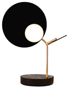 Designová stolní lampička Ballon Table Dekor: Černý mramor / Černá, Teplota chromatičnosti: 2700 Kelvinů