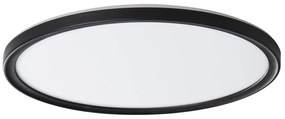 KANLUX KANLUX, AZPO stropní LED svítilna, průměr 420mm, 22W, IP54, černá mat, 31505