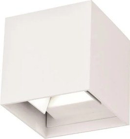 NV 747406 Venkovní nástěnné svítidlo COMO bílý hliník LED 2x3W 3000K 220-240V nastavitelný úhel 0-90st. IP54 - NOVA LUCE