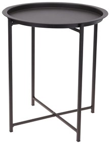 ProGarden Kulatý stůl 46,2 x 52,5 cm matně tmavě šedý - Default Title