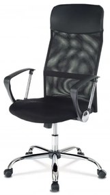 Kancelářská židle s podhlavníkem Autronic KA-E305 BK — černá