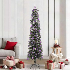 Umělý vánoční stromeček Zelená 210 cm PVC, plast a ocel 3395958