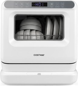 Costway Stolní myčka s 8,25 L nádrží na vodu 6 programy
