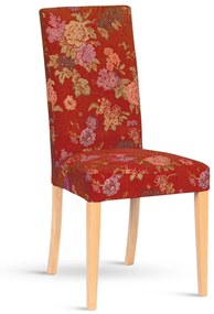 Židle HAVANA Odstín: Wengé, Látky: THELMA červená 3001