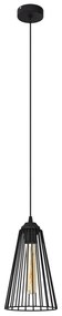 Helam Lustr na lanku TORRI 1xE27/15W/230V pr. 16 cm černá HE1573