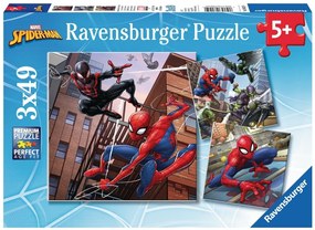 Ravensburger puzzle spiderman 3x49 dílků