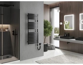 Mexen Bachus, elektrické topné těleso 1200 x 500 mm, 600 W, černá, W109-1200-500-2600-70