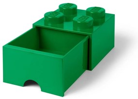 Zelený úložný box s šuplíkem LEGO®