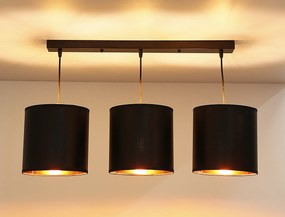 LED Solution Černo-měděný závěsný lustr Candida pro žárovku 3x E27 33-00736