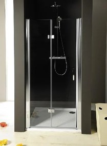 Gelco One - Sprchové dveře skládací 900 mm, levé, chrom/čiré sklo GO7290L