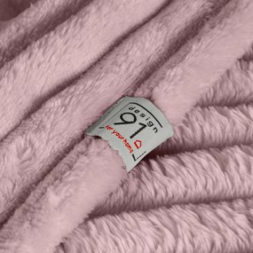 DEKA Z MIKROFLANELU SOFT 70X160 CM PUDROVÁ