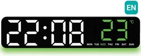 JVD Digitální budík do sítě s teploměrem a angličtinou JVD SB111.4