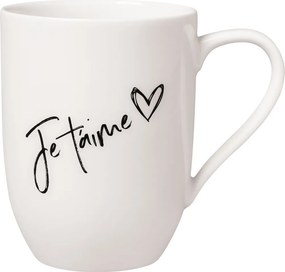 Villeroy&Boch Villeroy & Boch Statement hrnek mit Henkel Je t'aime 115 x 80 x 104 mm, 290 ml