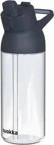 Quokka Swift 785 ml černá / Láhev na vodu / S pítkem / Ecozen / Uzamyk