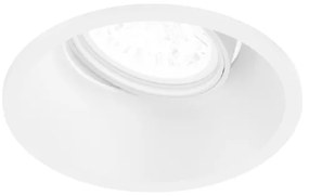 Wever & ducré kulaté stropní zapuštěné svítidlo deep adjust ceiling rec 1.0 led 1800-3000k w tree bílá matná