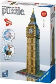 CubicFun Puzzle 3D Big Ben / 47 dílů / 9 x 9 x 38,5 cm / Obtížnost: 4