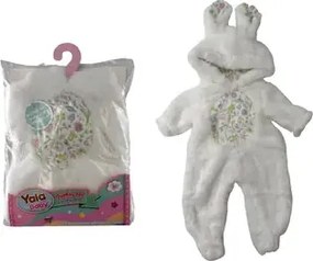 PLEJO Overal pro panenku králíček 40 - 43 cm / od 3 let