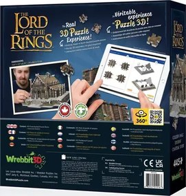 WREBBIT 3D puzzle Pán prstenů: Zlatá síň Edoras / 445 dílků / od 14 le