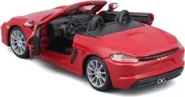 Bburago Porsche 718 Boxster tmavě červená 1:32 / od 3 let