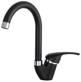 Gamma Rio, vysoká dřezová baterie h-275, černá, GMA-BRIO-BK