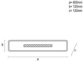 LED Stmívatelné stropní svítidlo LED/42W/230V 3000-6500K bílá + dálkové ovládání