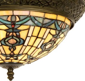 Stropní svítidlo Tiffany Alloment - Ø 38*19 cm 2x E14 / Max 40W